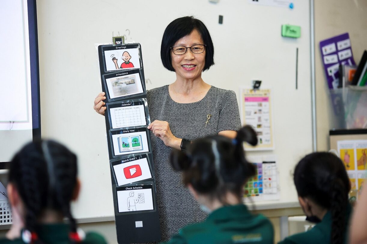 Steep learning curve, but this principal let her heart lead the way ...